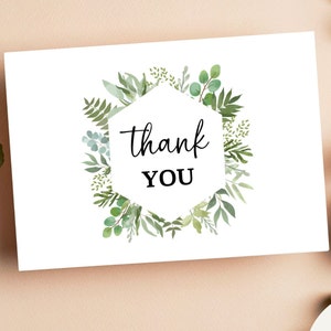 Thank You Cards Botanical Collection - Etsy UK