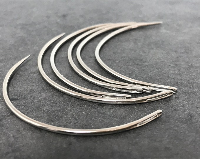 2.5 63mm Lot of 6 10 Curved Needles for Bookbinding, Sewing, Upholstery ...