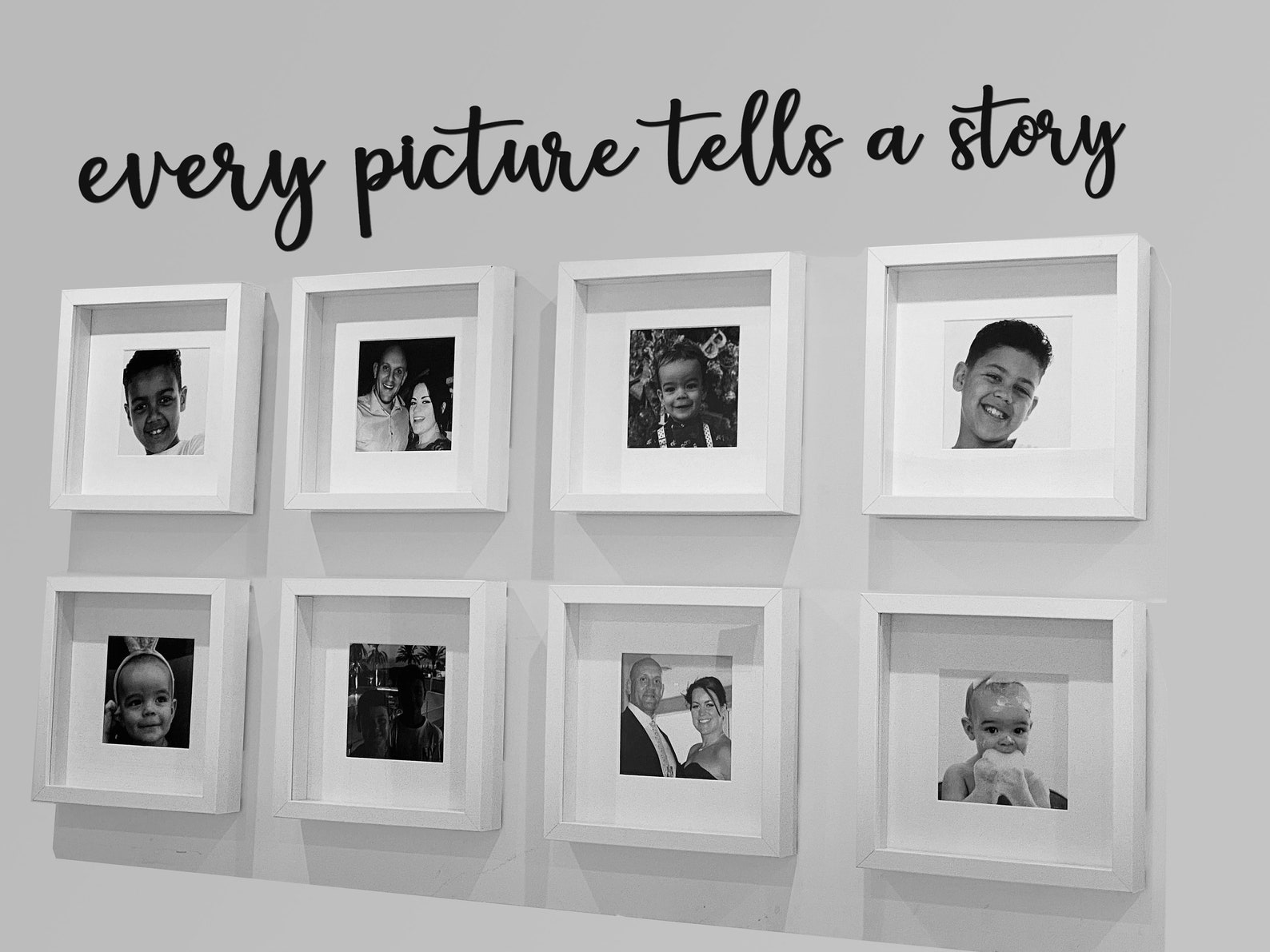 Every Picture Tells a Story Wooden Words Wall Art - Etsy UK