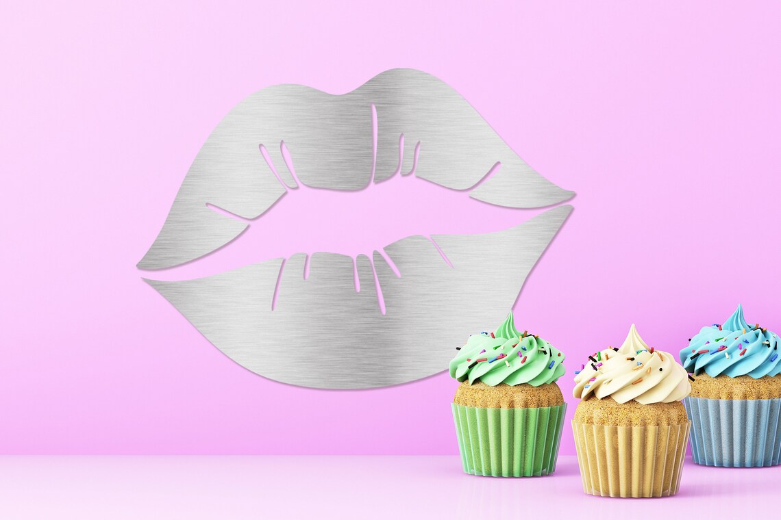 Lip Kiss Shape MDF Cut Out, Laser Cut Wood - Etsy UK
