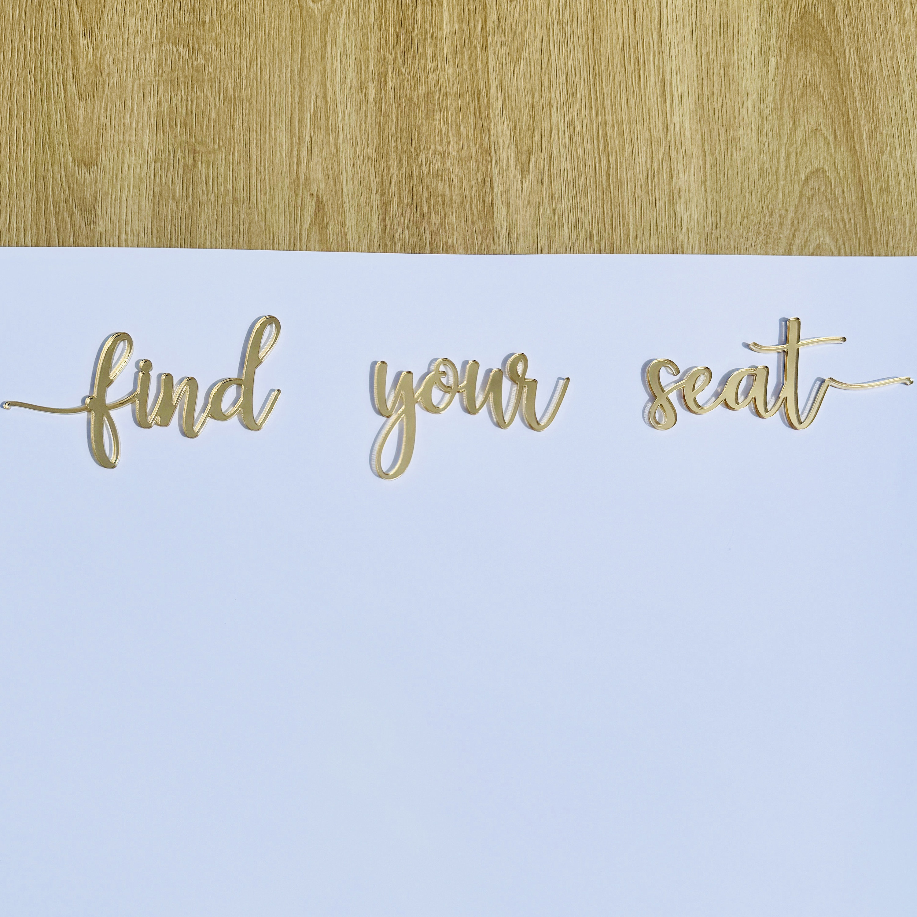 Find Your Seat Wording to Create DIY Wedding Seating Chart - Etsy UK
