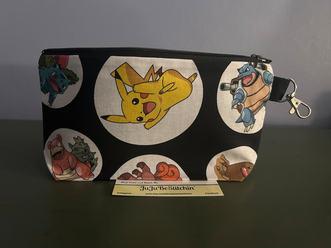 Pokémon Character Small Zipper Bag - Etsy