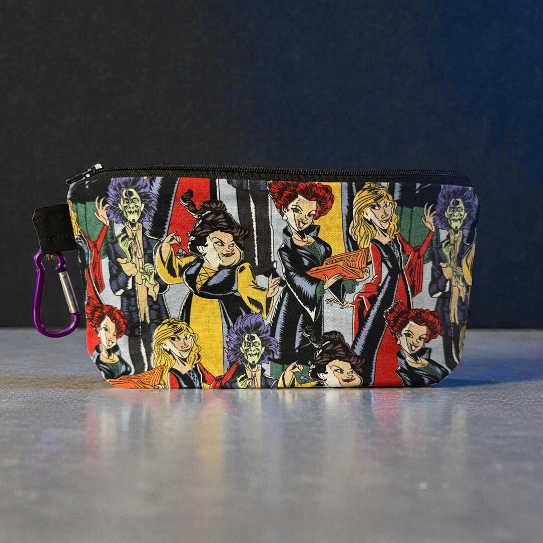 Hocus Pocus Characters Small Zipper Bag - Etsy