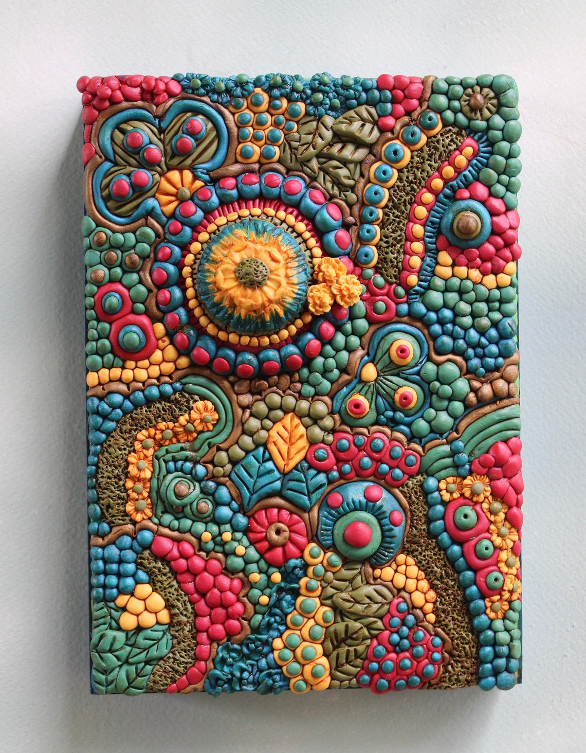 Clay Wall Hanging Polymer Clay Wall Art 3D Clay Wall Art Clay Decor ...