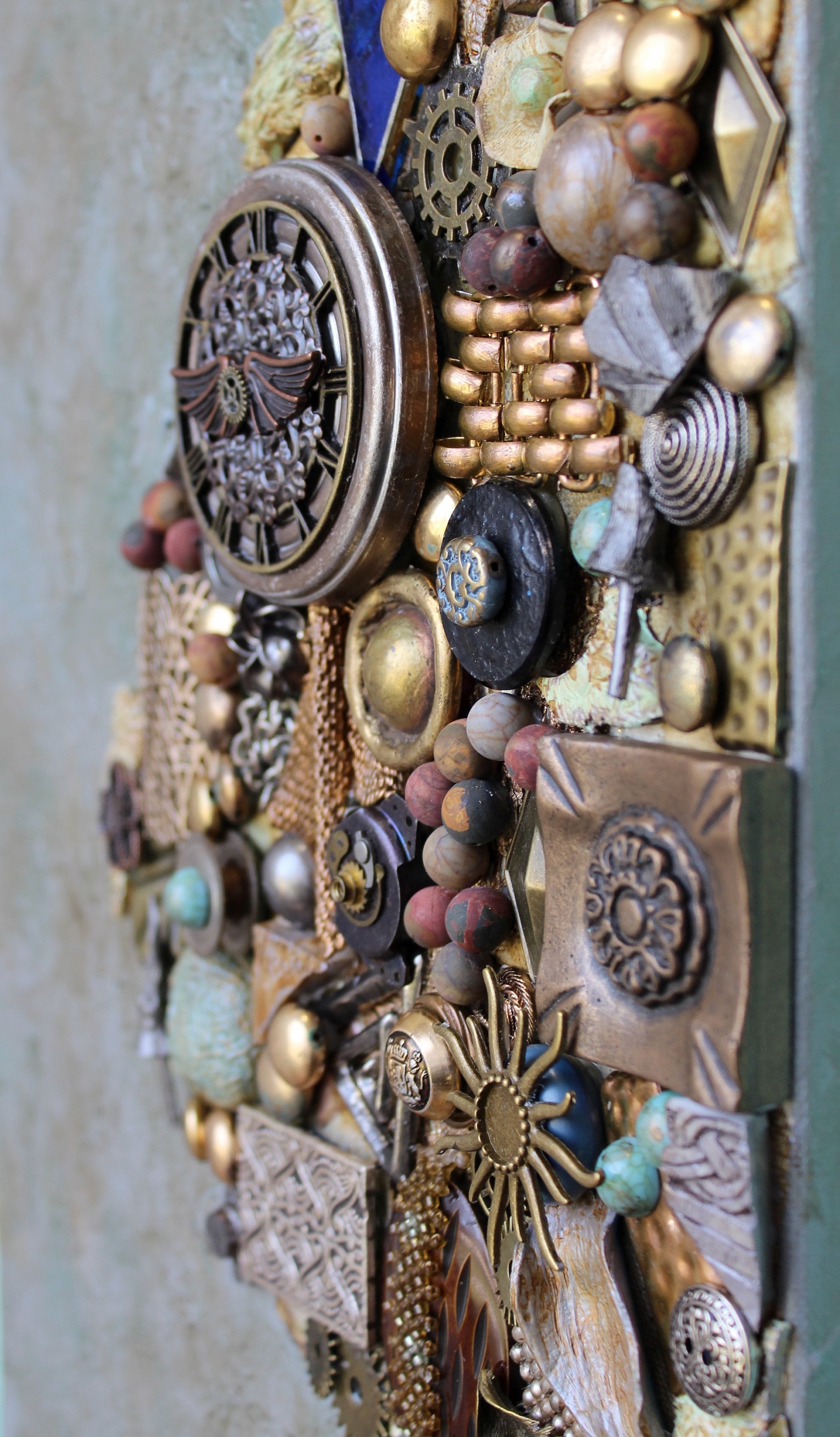 Assemblage Wall Art Pair Found Object Art 3D Steampunk - Etsy