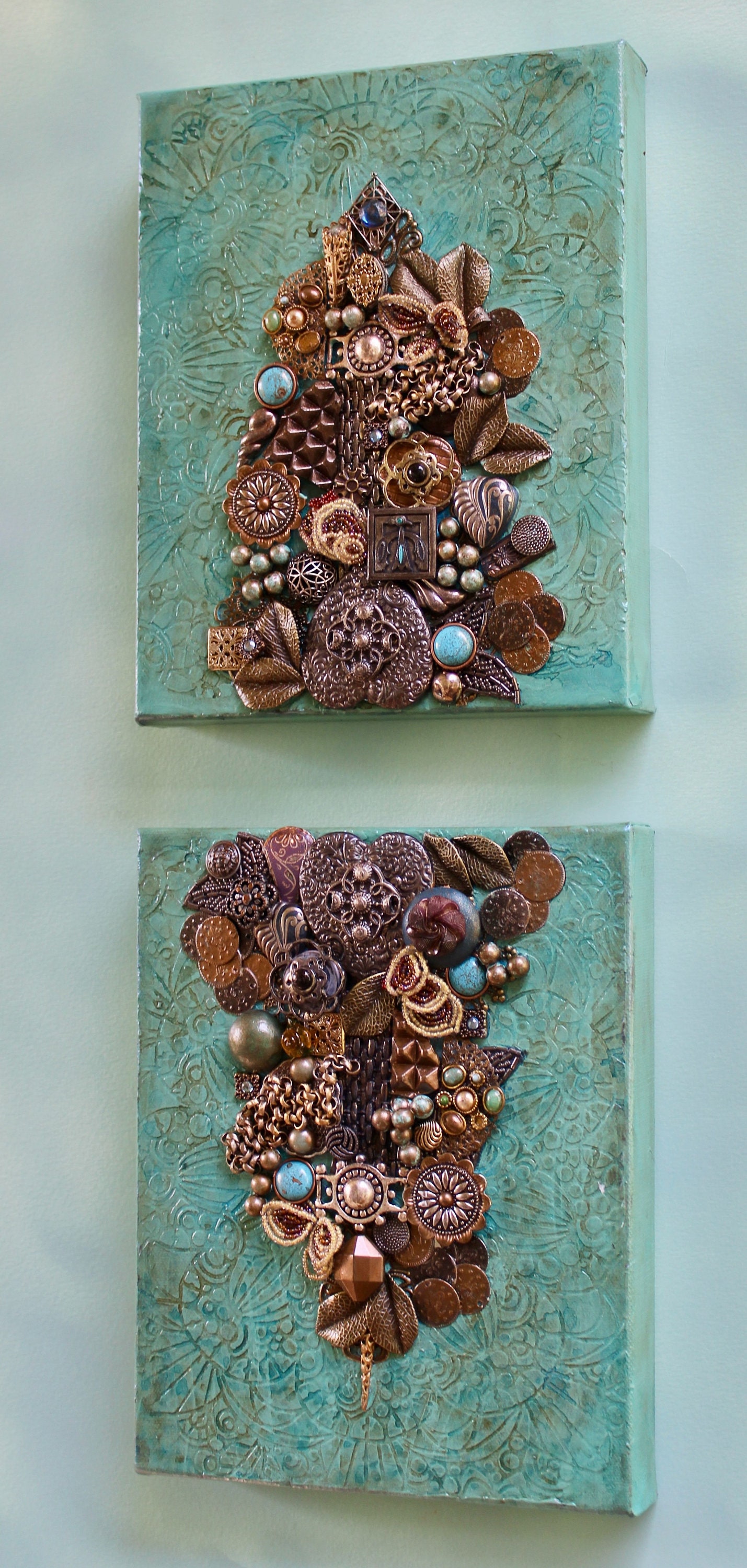 Assemblage Found Object Art – 3D Wall Art - Assemblage Art - 2 Make 1 ...