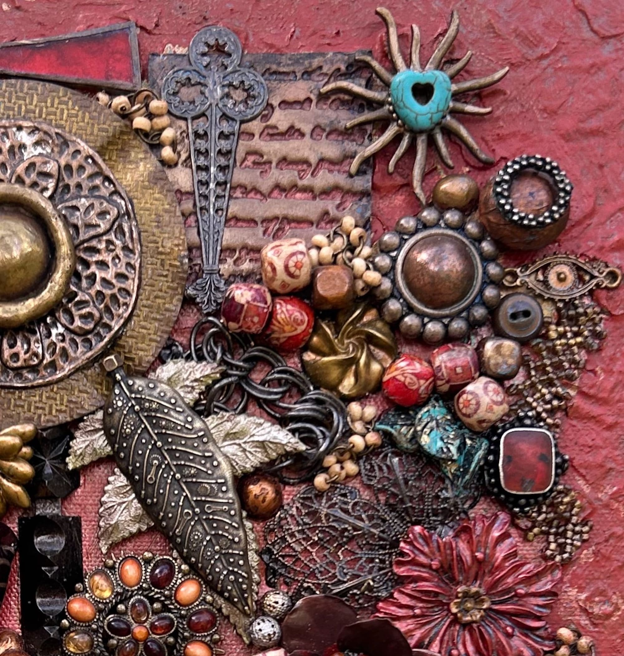 Found Objects Art – Assemblage Wall Art - 3D Mixed Media - 3D Wall Art ...