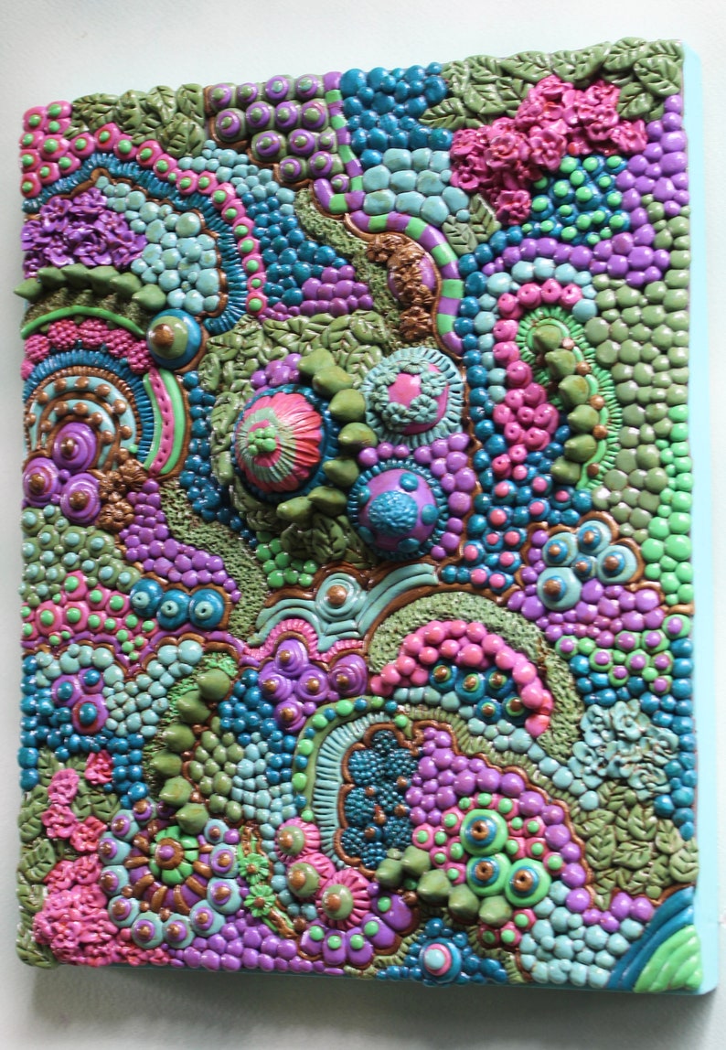 Polymer Clay Art 3D Clay Wall Art Clay on Wood Polymer Clay Decor Clay ...
