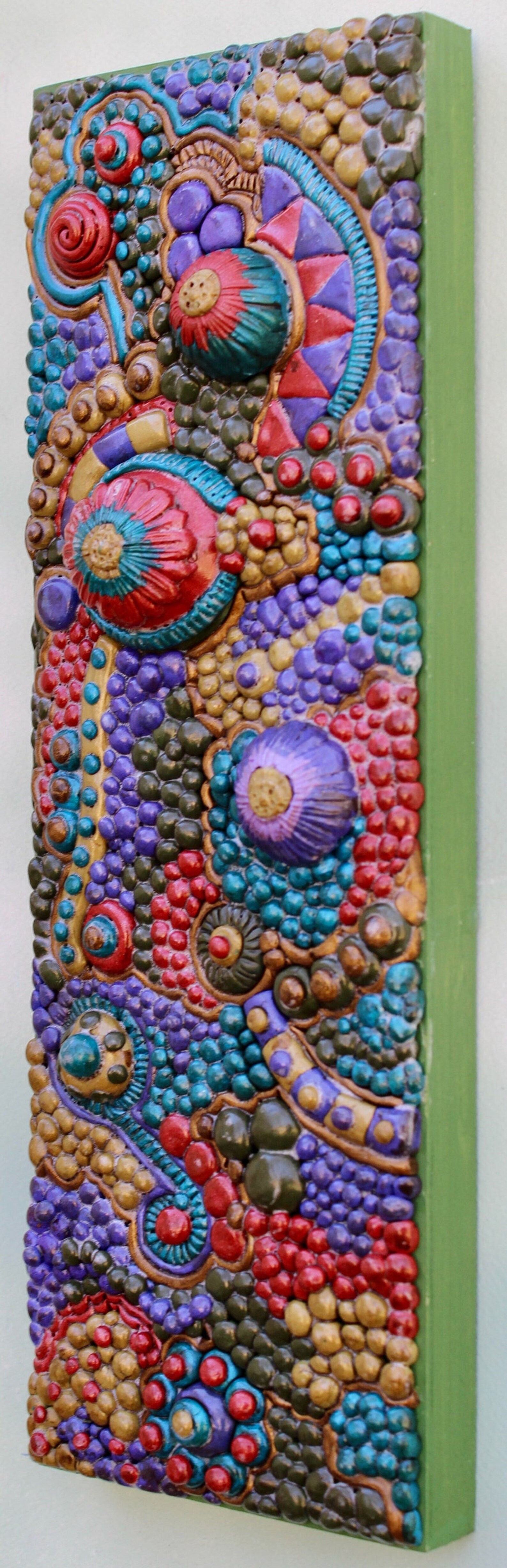 3D Clay Wall Art Clay Wall Decor Polymer Clay Art Clay Assemblage Clay ...