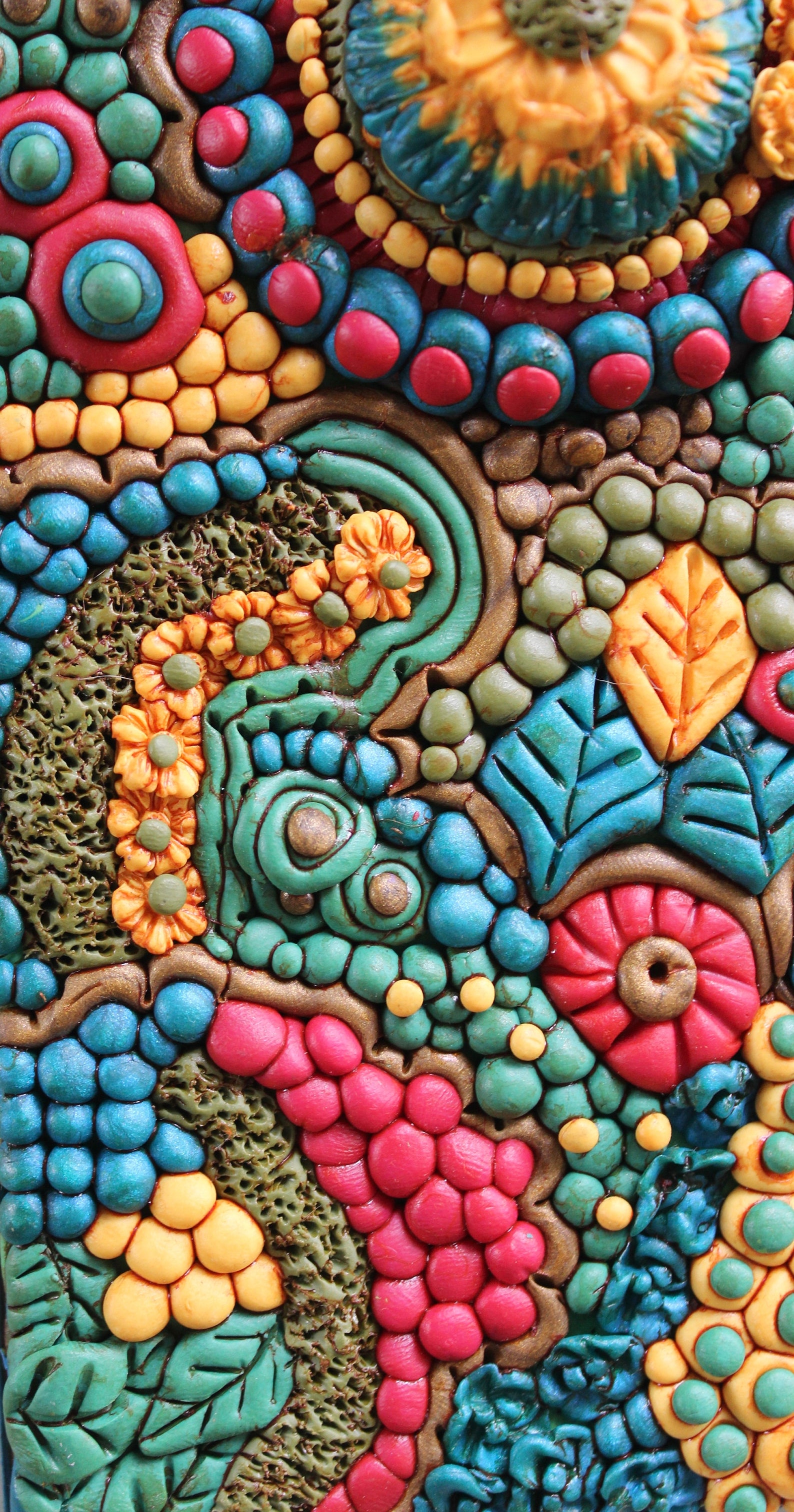 Clay Wall Hanging Polymer Clay Wall Art 3D Clay Wall Art Clay Decor ...