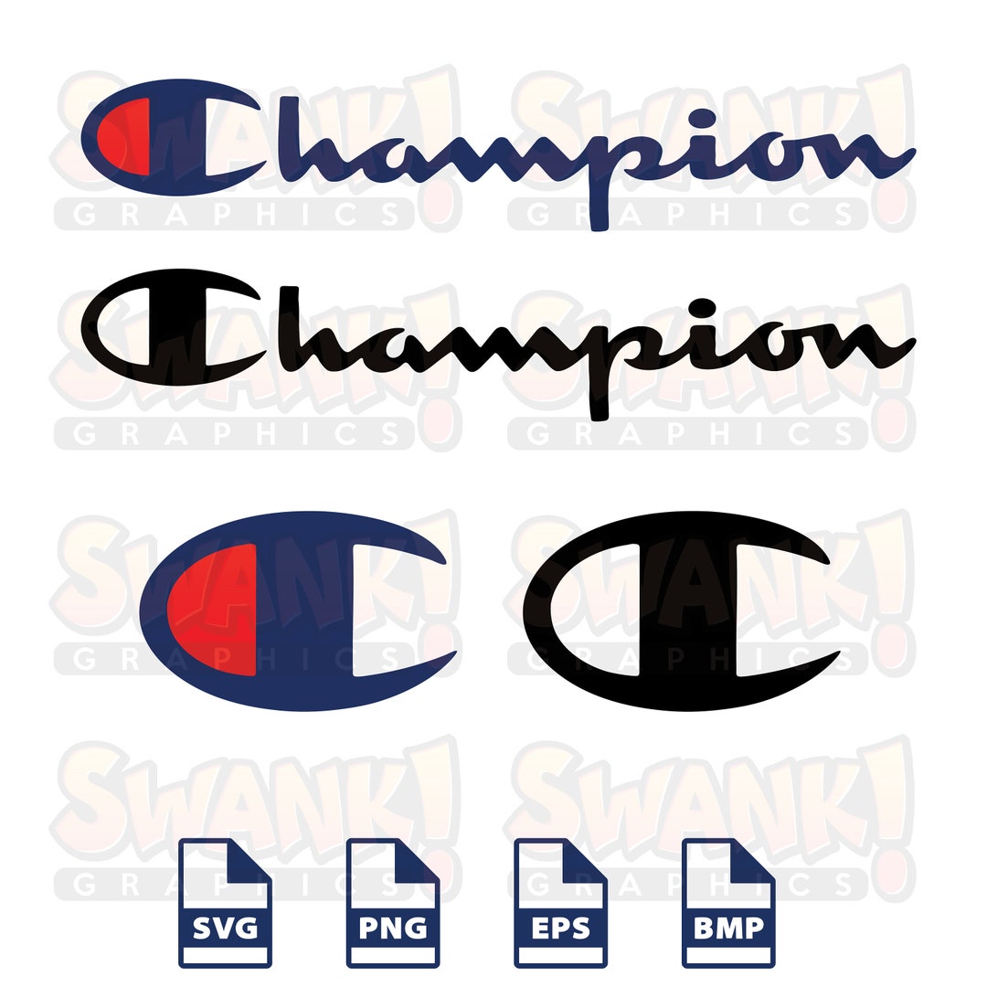 Champion Brand Logo Fashion Clipart SVG/EPS/PNG File Brand Fashion ...