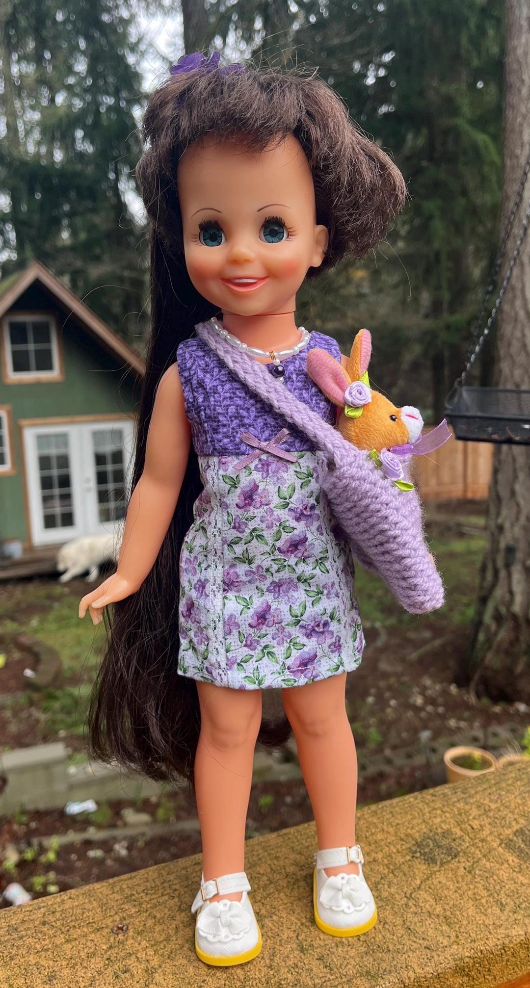 Handmade Outfit for Vintage Velvet Sized Dolls From the Ideal Crissy ...