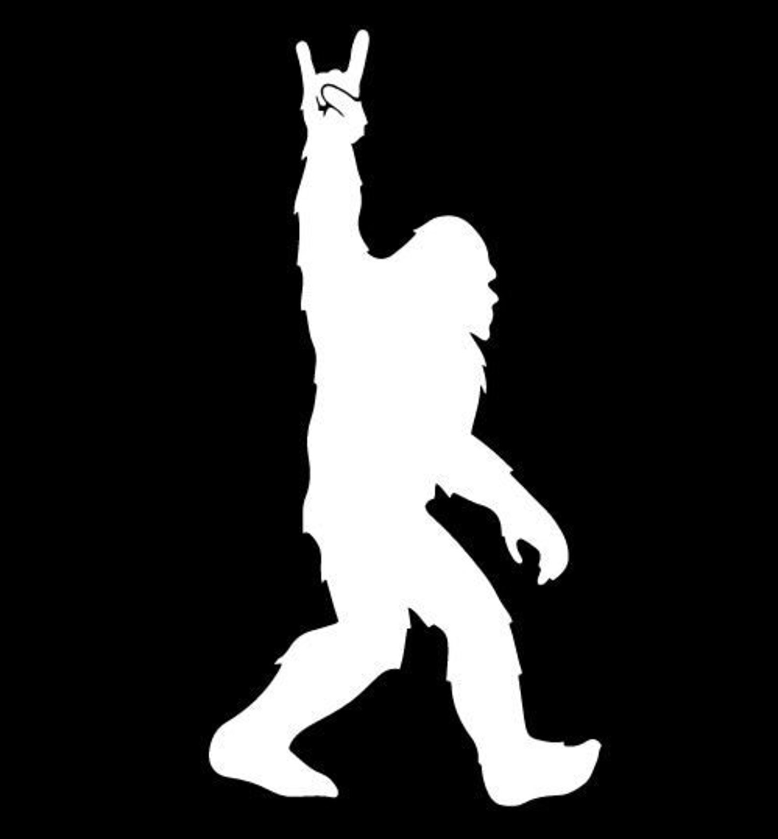 Big Foot Rock on Decal Funny Decal Sasquatch Decal - Etsy