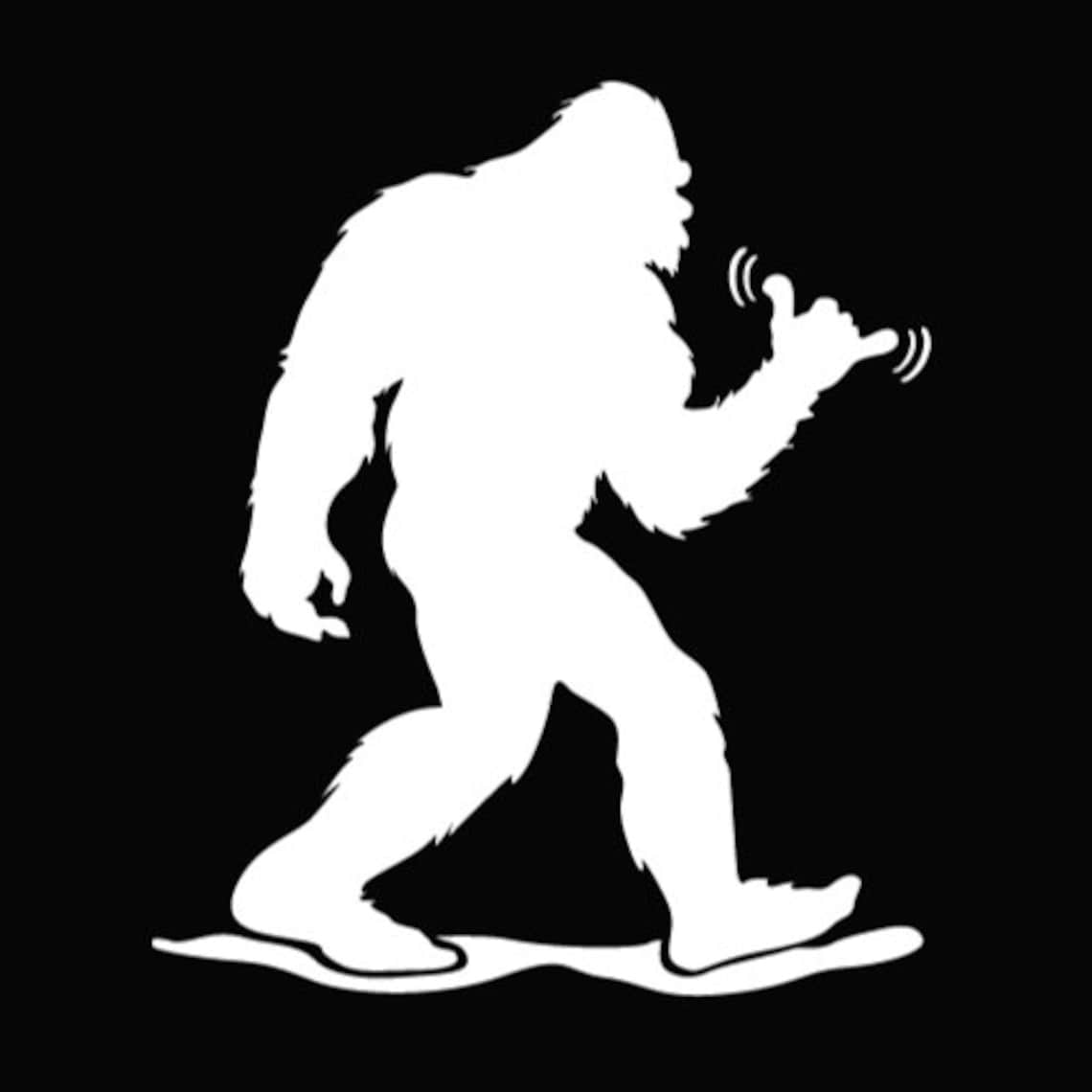 Big Foot Hang Loose Decal Funny Decal Sasquatch Decal - Etsy