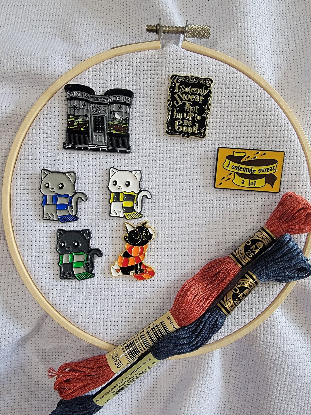 Magical Wizard Inspired Pin and Needle Minder | House Color Cats ...