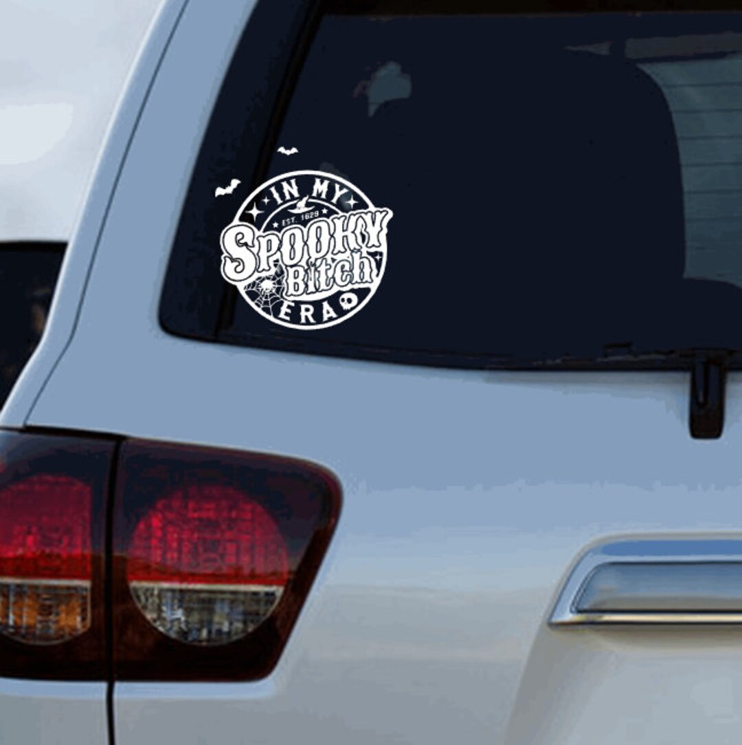 Spooky Era Decal | Horror Decal | Spooky Vibes Decal - Etsy