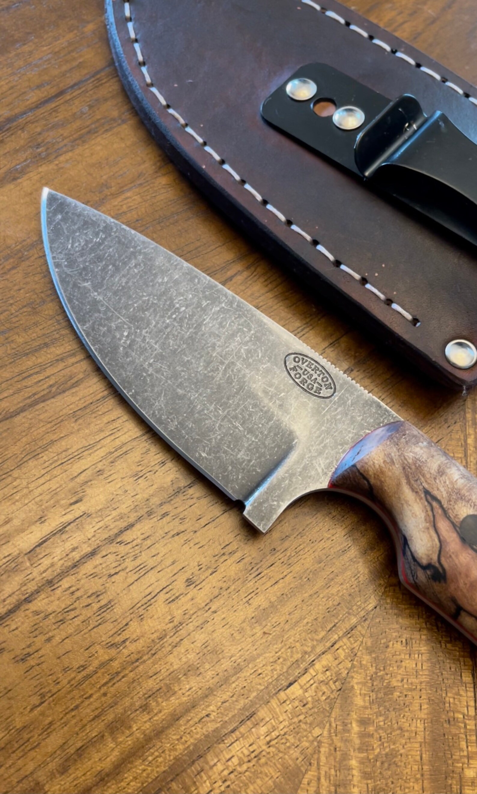 Everyday Carry knife in 80crv2 steel. | Etsy