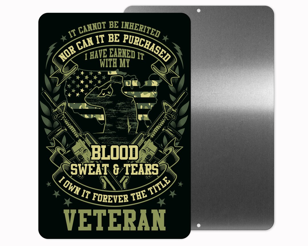 Military Sign, Metal Sign, Wall Décor, Bar Sign - Etsy