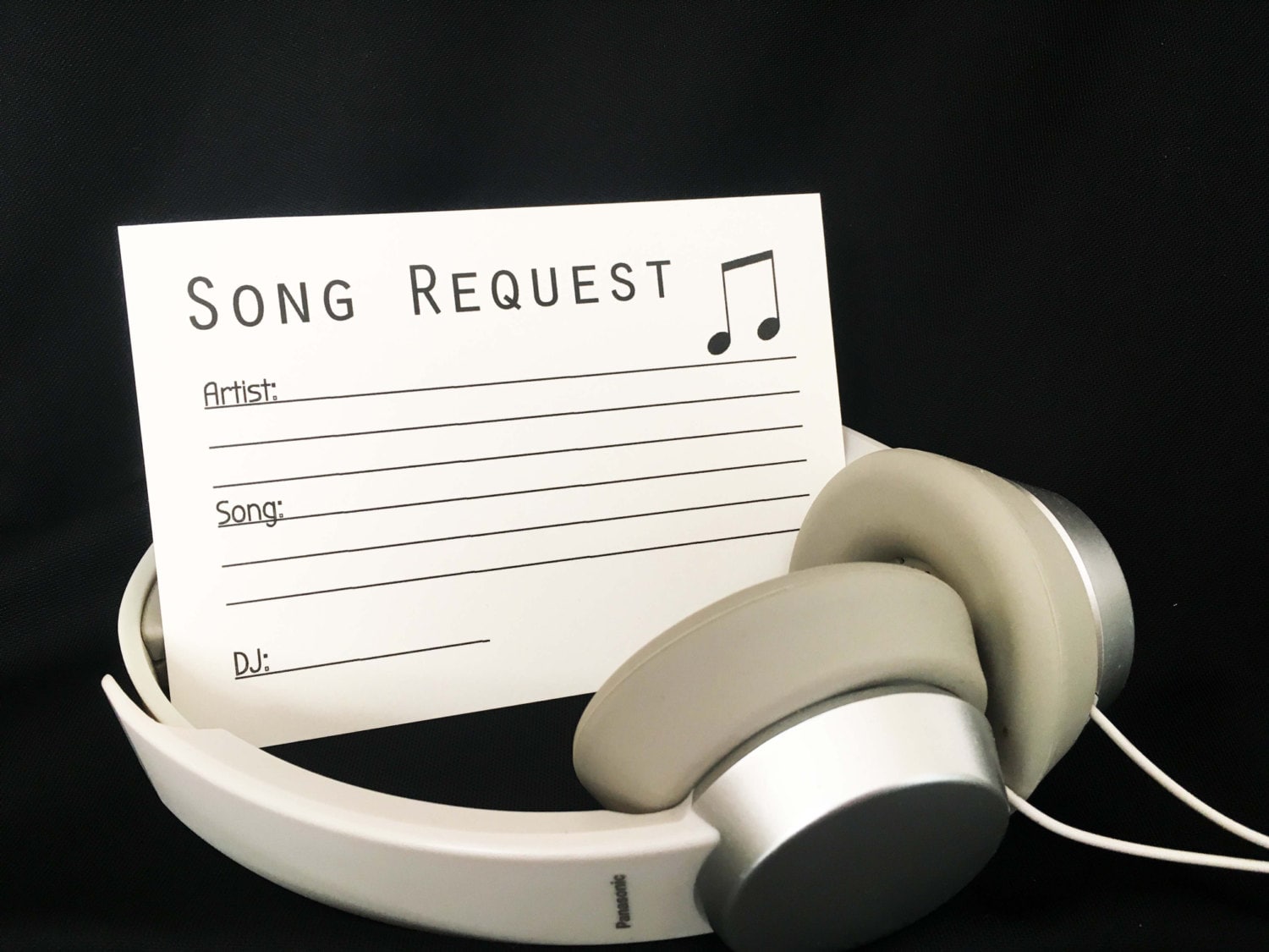 Song Request Cards - Wedding - Instant Download - Printable Cards ...