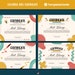 Certificate Colorful Canva Template Recognition Playful Modern ...