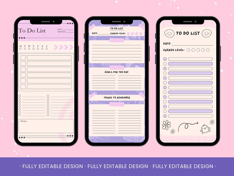 20 Multistyle to Do List Templates Canva Editable Daily Planner ...