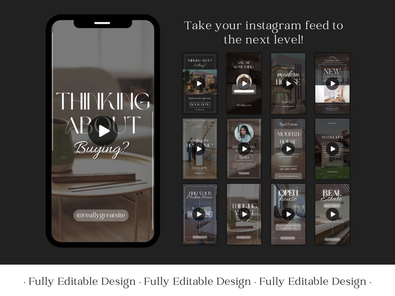 100 Realtor Reel Templates for Real Estate Marketing and Social Media ...