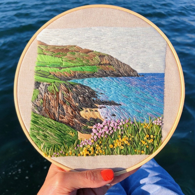 Embroidery Landscape - Etsy