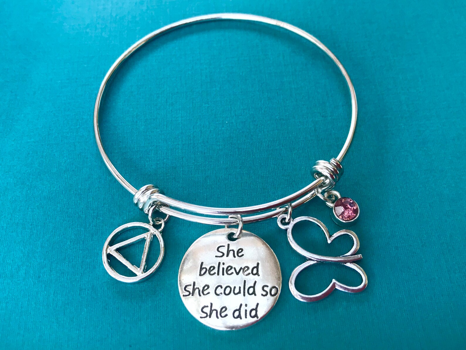 Sobriety Jewelry / AA or NA Recovery Gifts / Alcoholics - Etsy