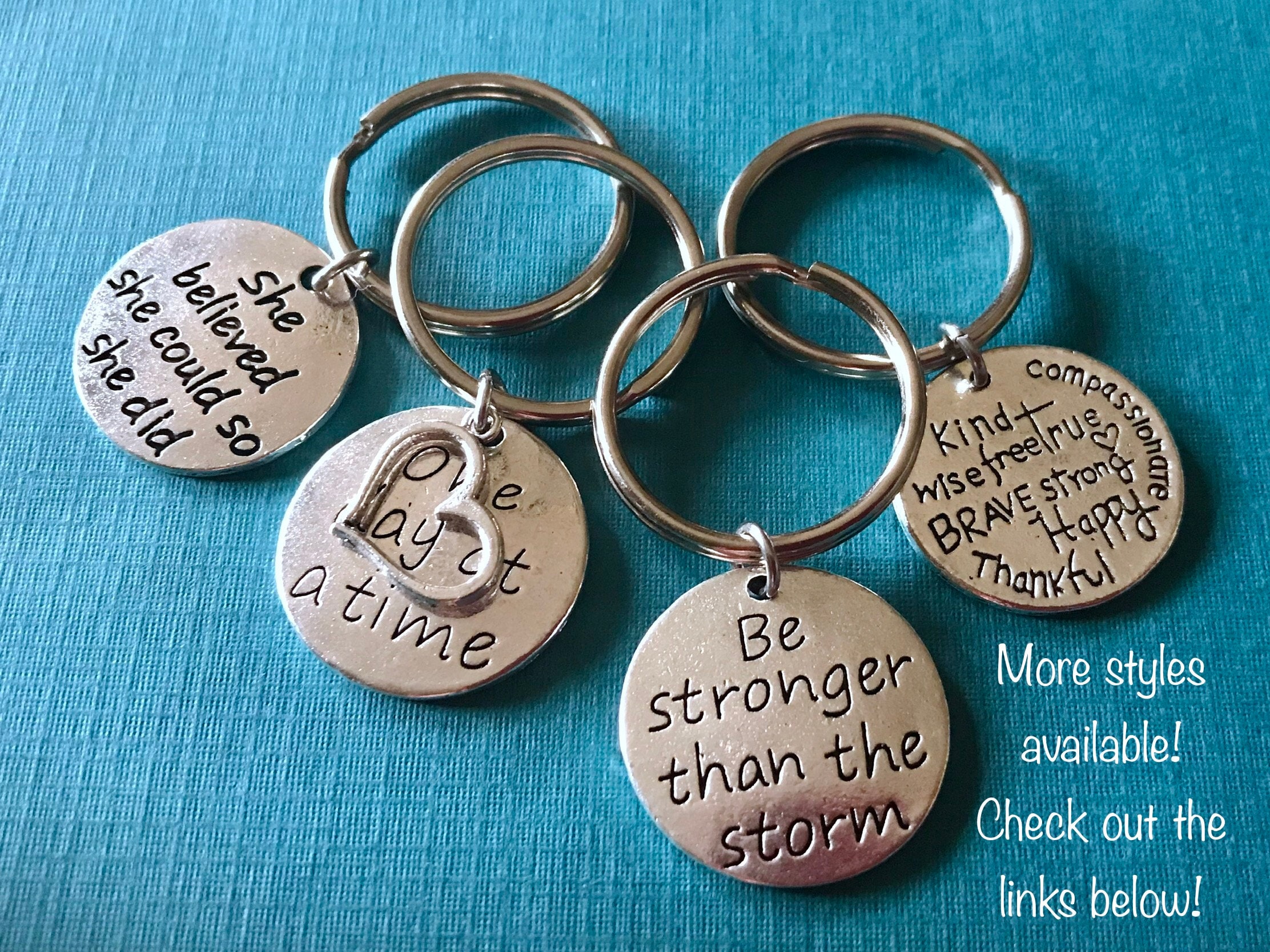 Inspirational Key Chains for Women / Meaningful Gifts / Key | Etsy