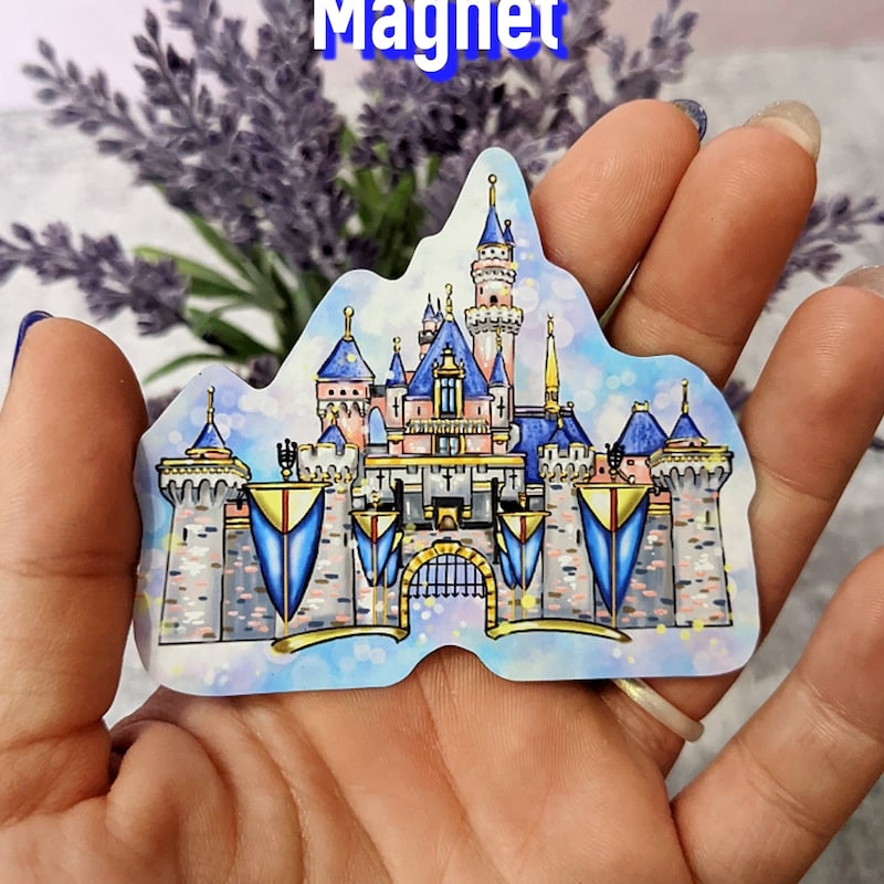 Disneyland Castle Magnet - Etsy