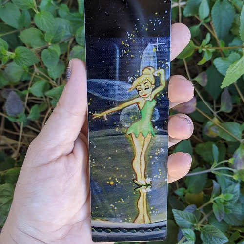 Tinkerbell Bookmark Disney Peter Pan Fairy Dust Lantern - Etsy