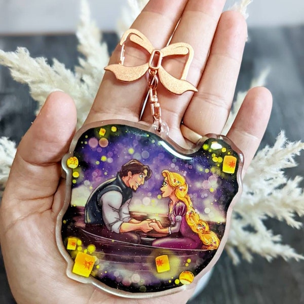 Tangled Keychain - Etsy