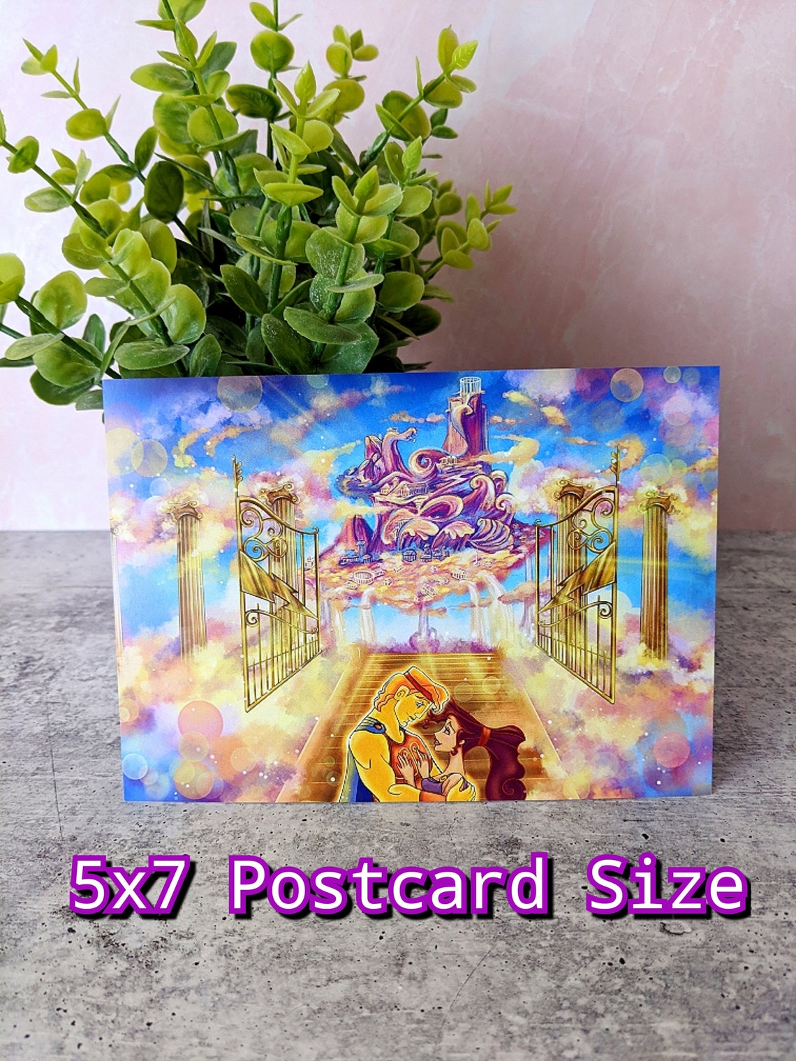 A Hero's Welcome Hercules and Meg Mount Olympus Zeus Go - Etsy