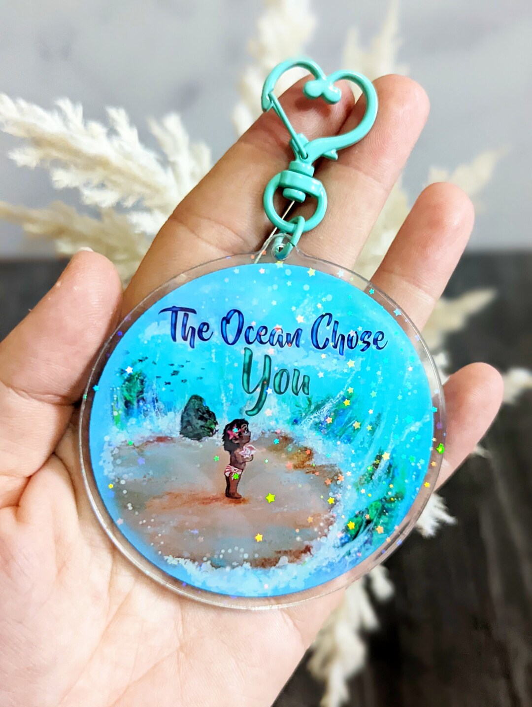 The Ocean Chose You Baby Moana Maui Disney Inspired Holographic Acrylic ...
