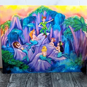 Mermaid Lagoon- Peter Pan and Neverland Mermaids Disney Inspired Fan ...