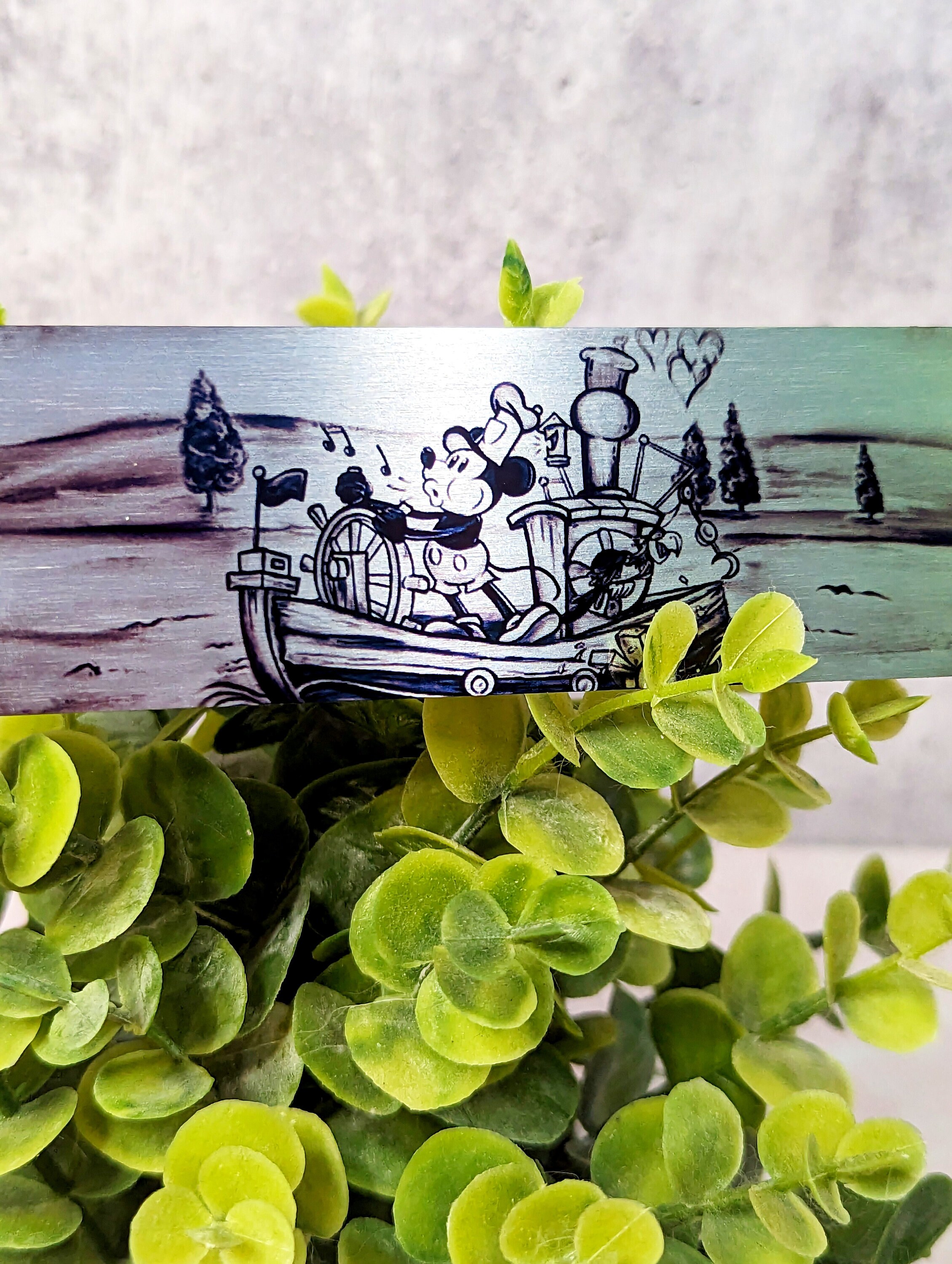 Steamboat Willie- Disney Mickey Mouse Vintage Style Black and White ...