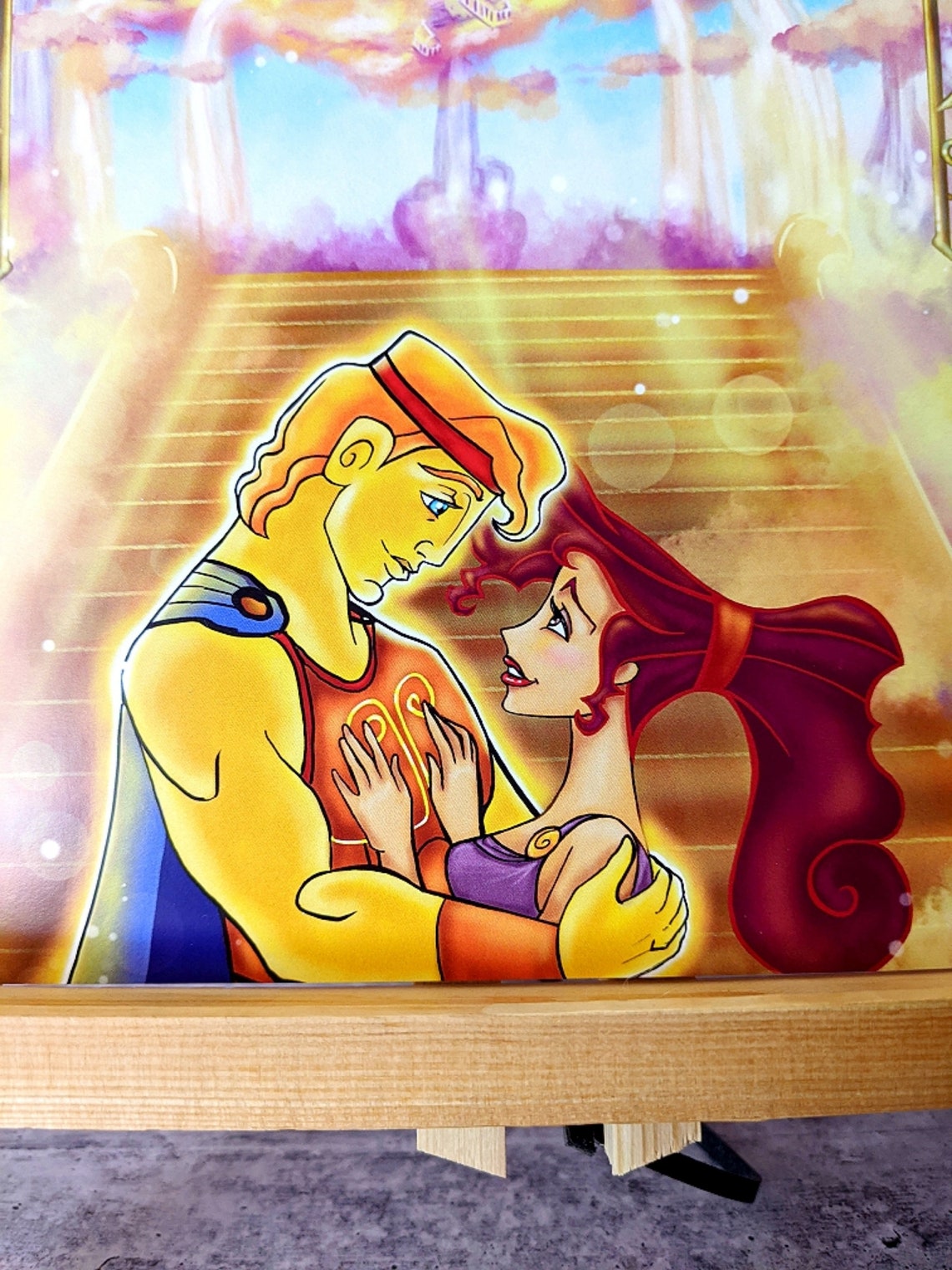 A Hero's Welcome Hercules and Meg Mount Olympus Zeus Go - Etsy