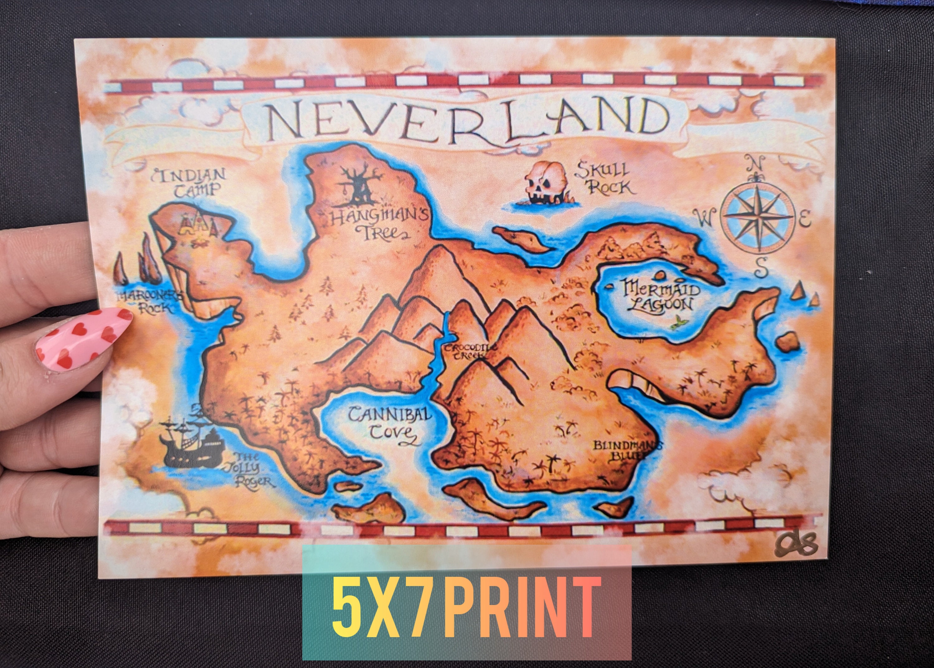 Peter Pan Neverland Map In Movie