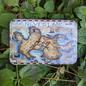Neverland Map Disney Inspired Peter Pan Neverland Vinyl | Etsy