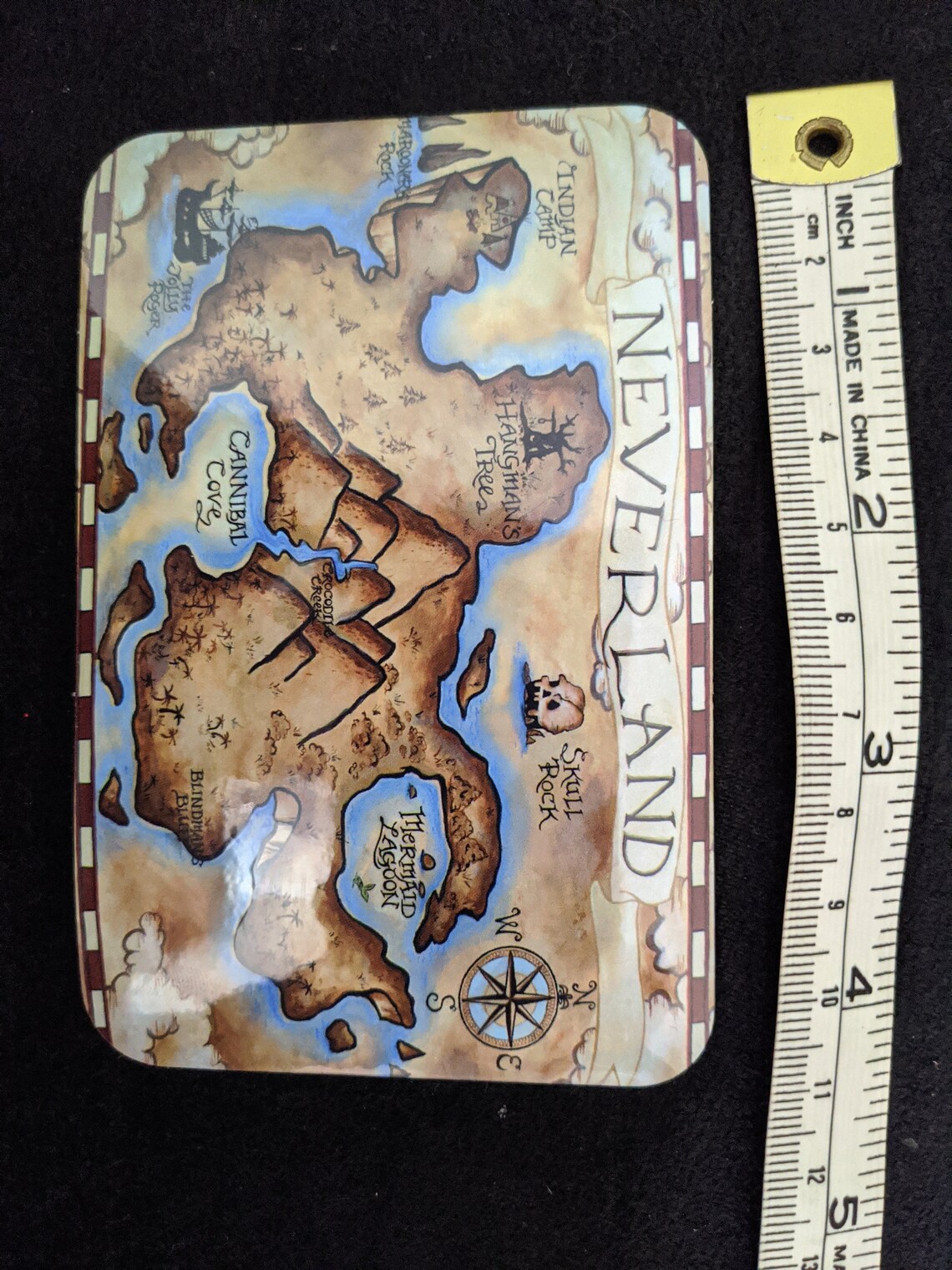 Neverland Map Disney Inspired Peter Pan Neverland Vinyl | Etsy