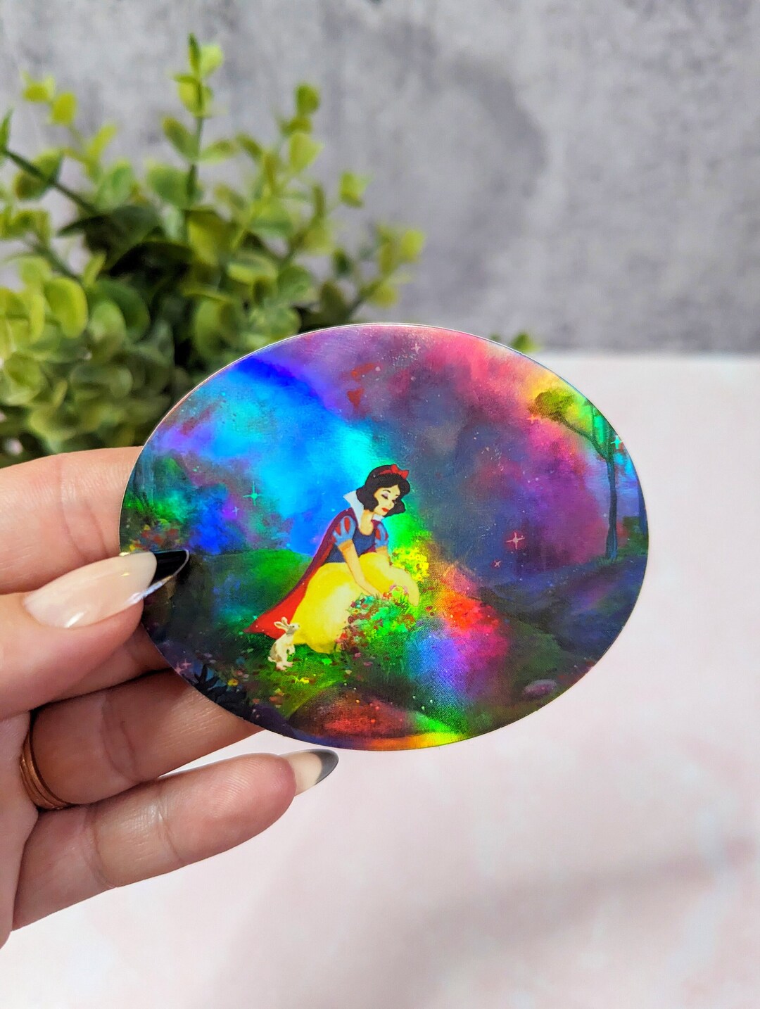 Snow White Dreams- Disney Princess Seven Dwarves Holographic Vinyl ...
