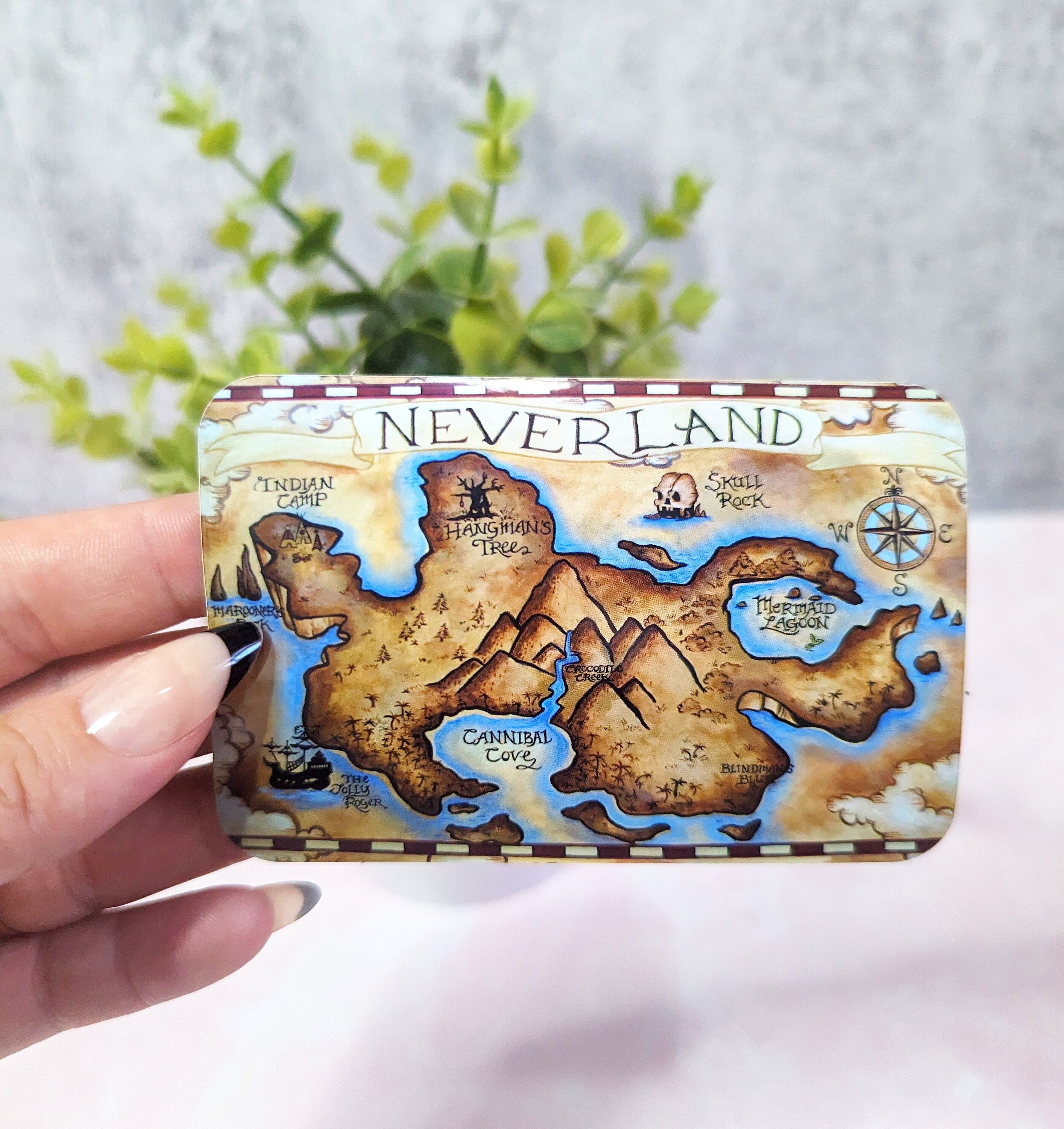 Peter Pan Neverland Map Disney