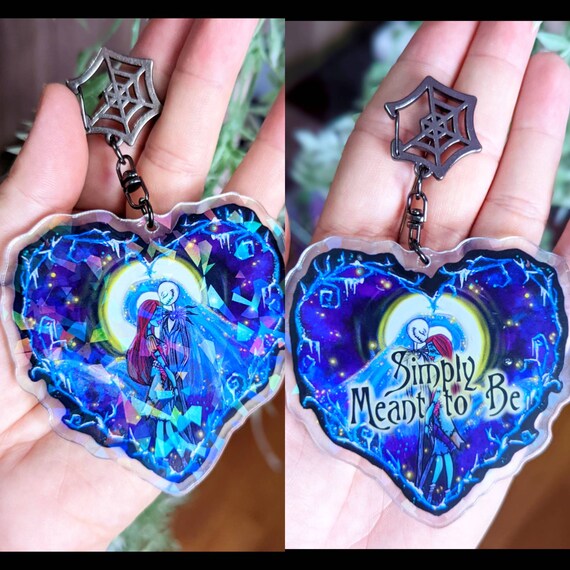 Jack Skellington and Sally Heart Jack and Sally Nightmare - Etsy