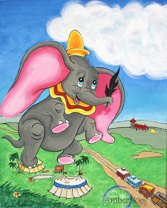 Dumbo Flying Wallpaper