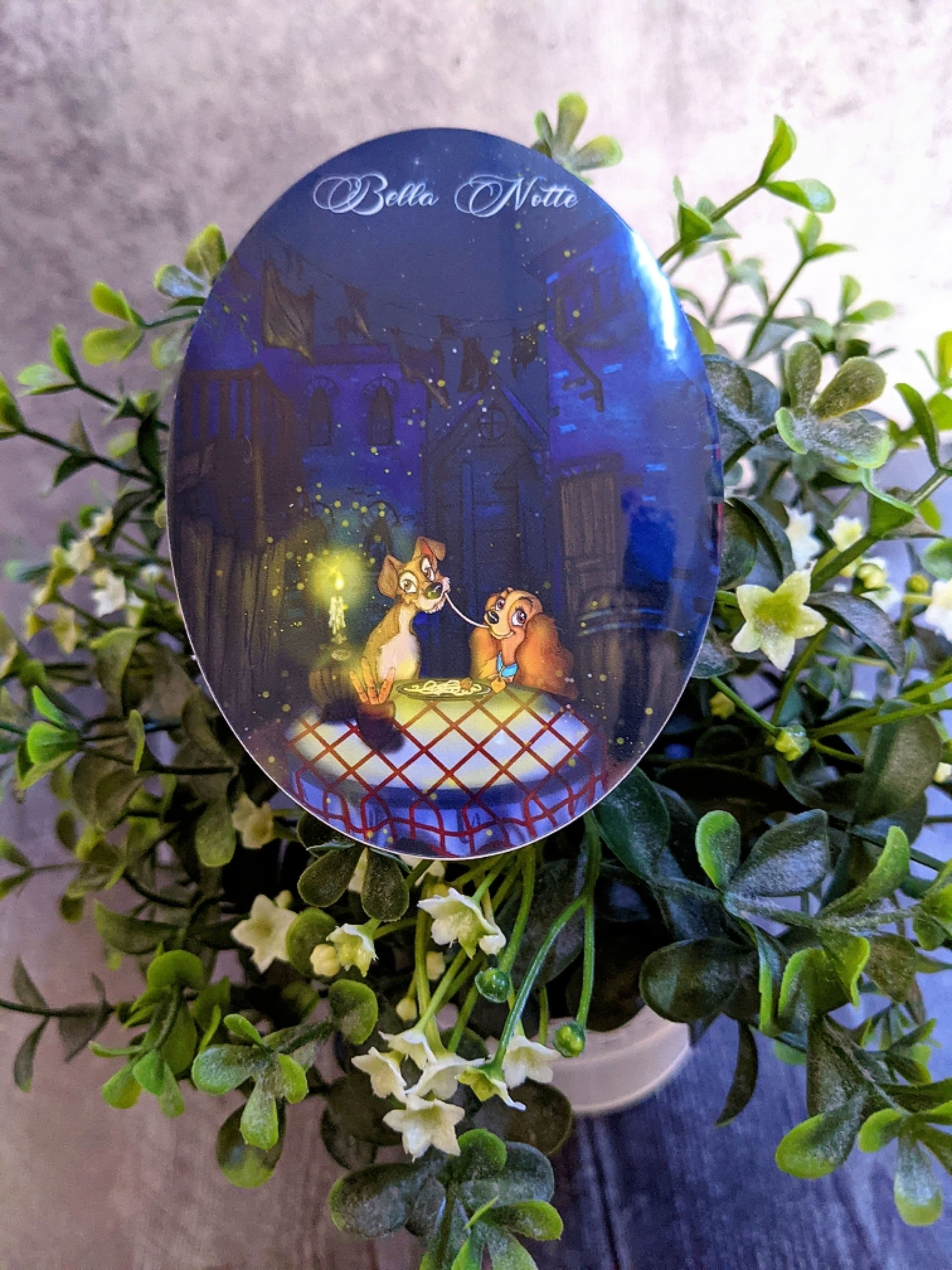 Bella Notte Disney Lady and the Tramp Large Waterproof Vinyl - Etsy