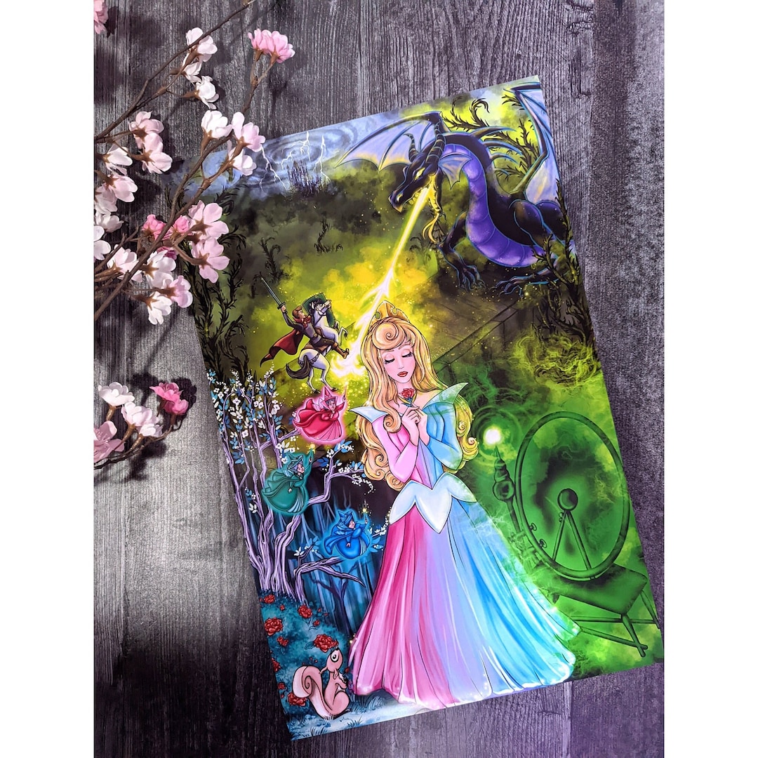Once Upon a Dream- Sleeping Beauty Maleficent Dragon Flora Fauna ...