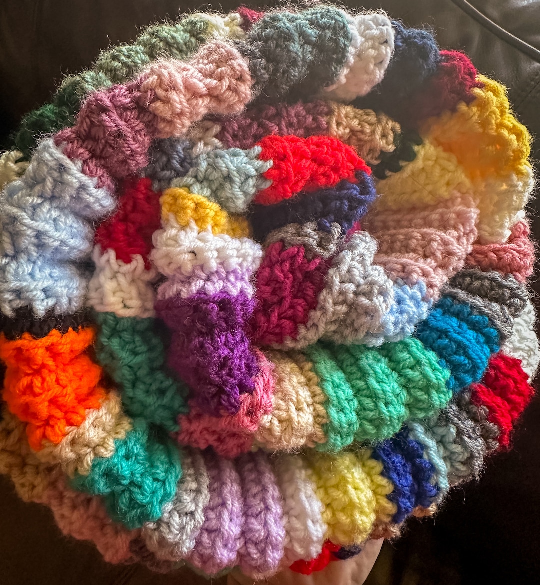 Technicolor Dream Blanket: A Multi-colored Crocheted Blanket - Etsy