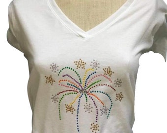 Fireworks Tshirt | Etsy