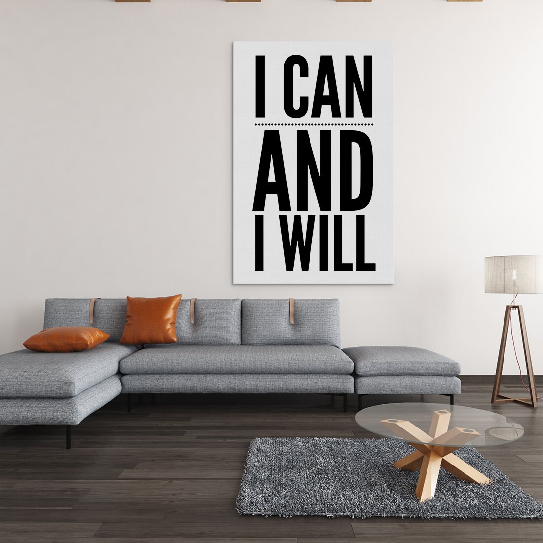 I CAN and I WILL Printable Poster Inspirational Quote - Etsy
