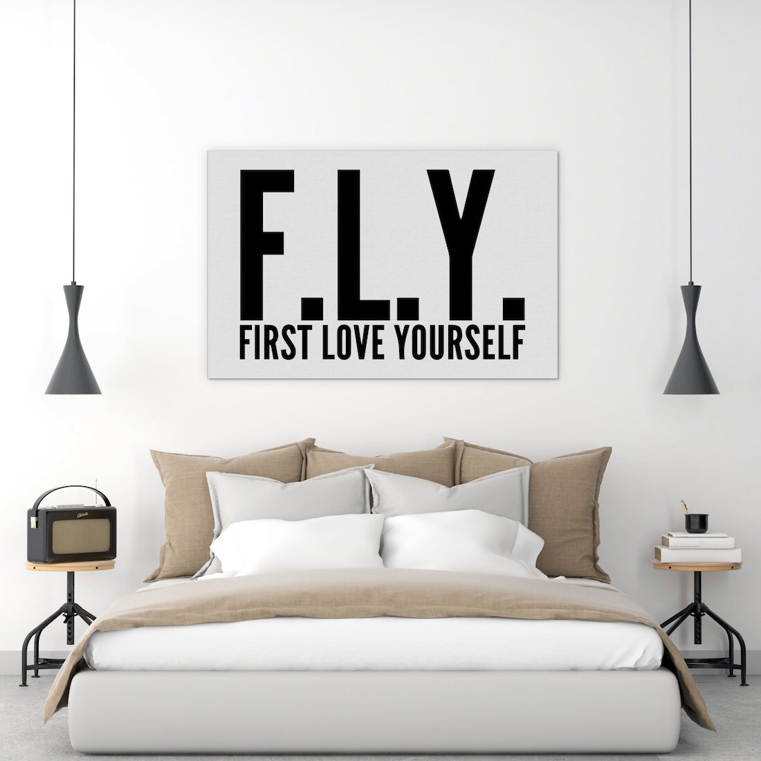 First Love Yourself FLY Printable Poster Inspirational - Etsy